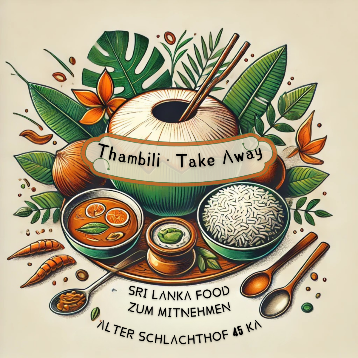 Thambili - Sri Lanka - Take Away - Aurum Eventlocation